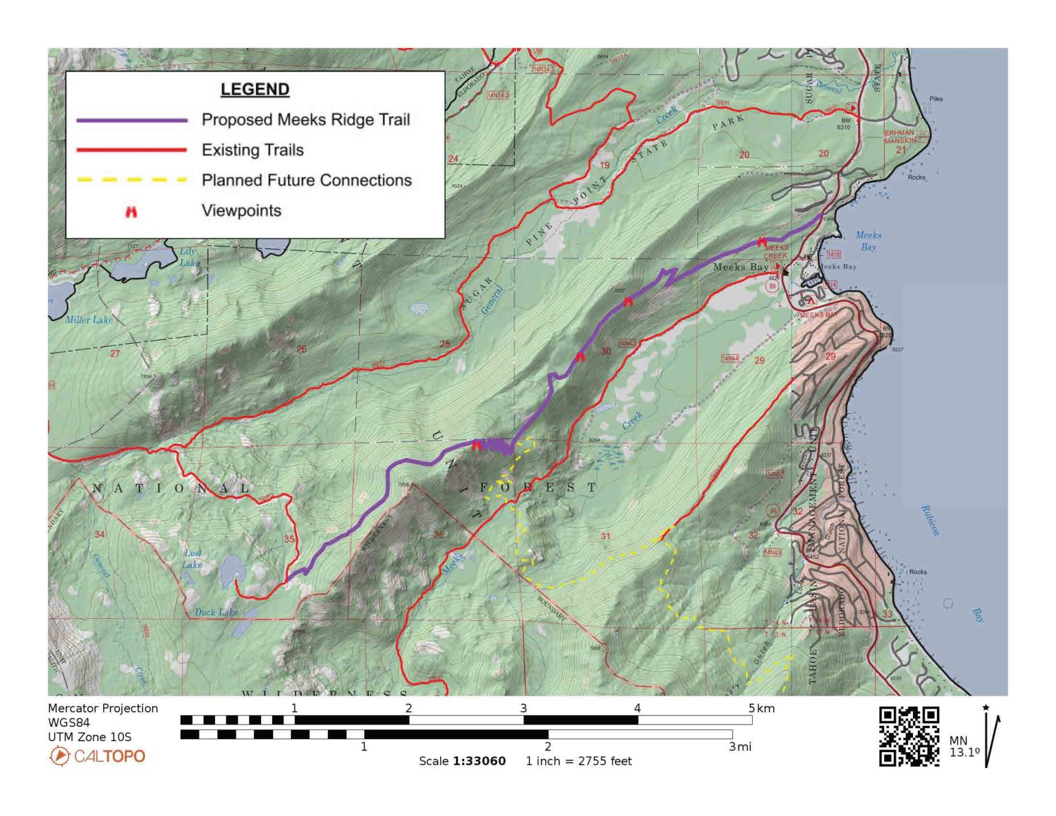 Meeks Ridge Trail - Tahoe Fund