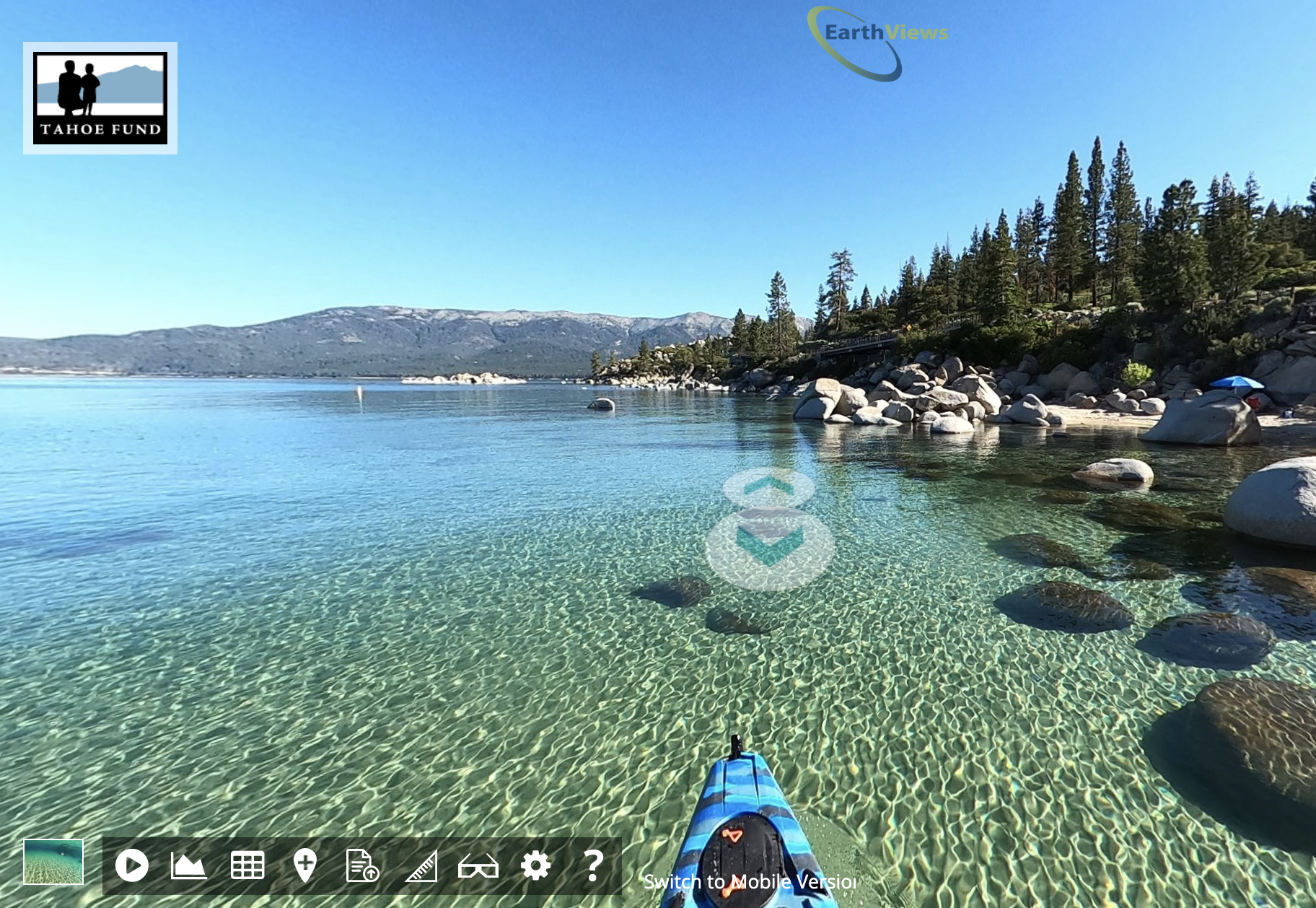 Lake Tahoe ShoreView Map - Tahoe Fund