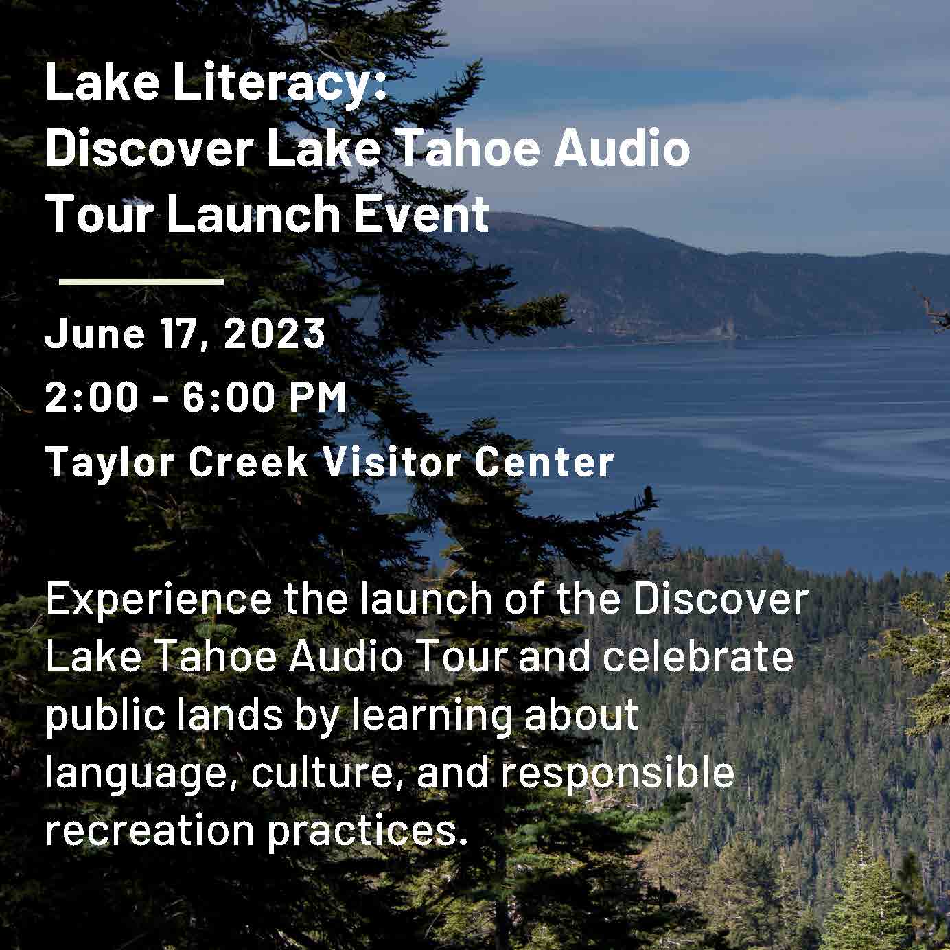 Experience Lake Tahoe’s First Trilingual Audio Tour at Taylor Creek ...